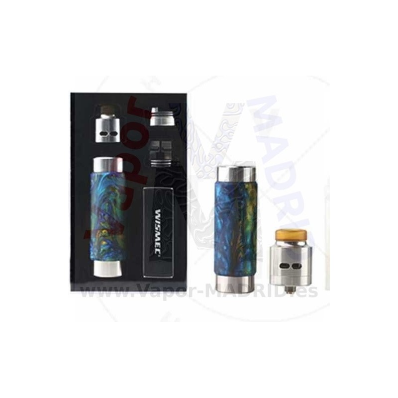 Reuleaux RX Machina + Guillotine RDA - Wismec Colores Negro