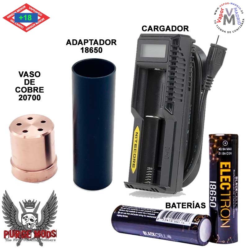 Slam Piece Mod Black Plague LimitedEdition - Purge Mod en Vapor-Madrid